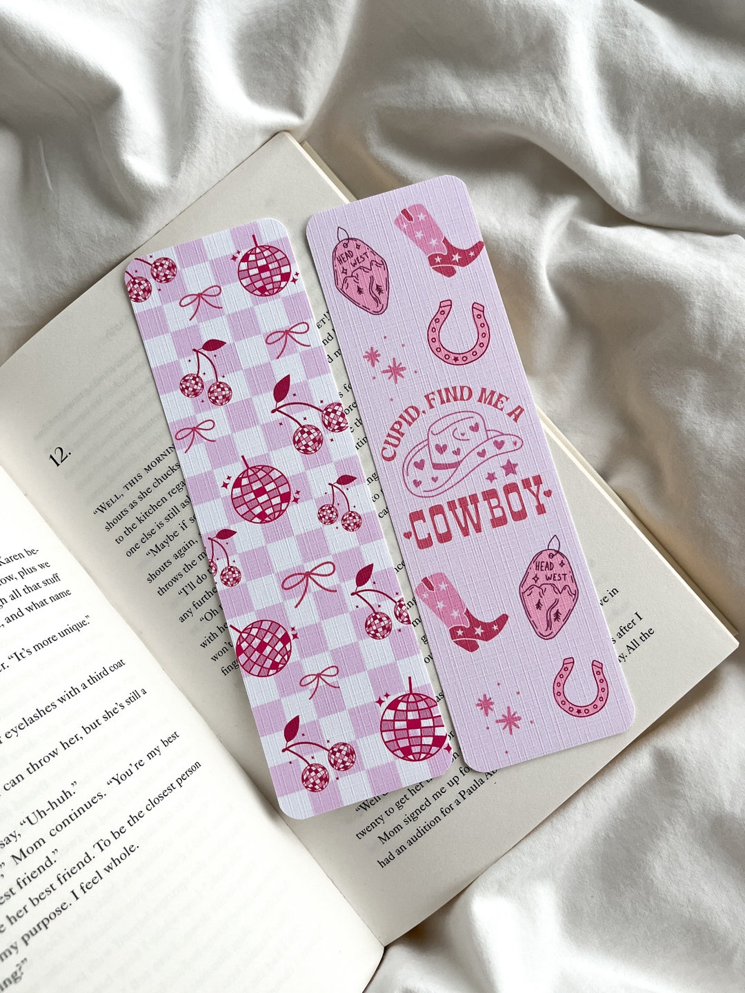Cowboy Romance Bookmark | Cowgirl Western Bookmark | Book Lovers ...
