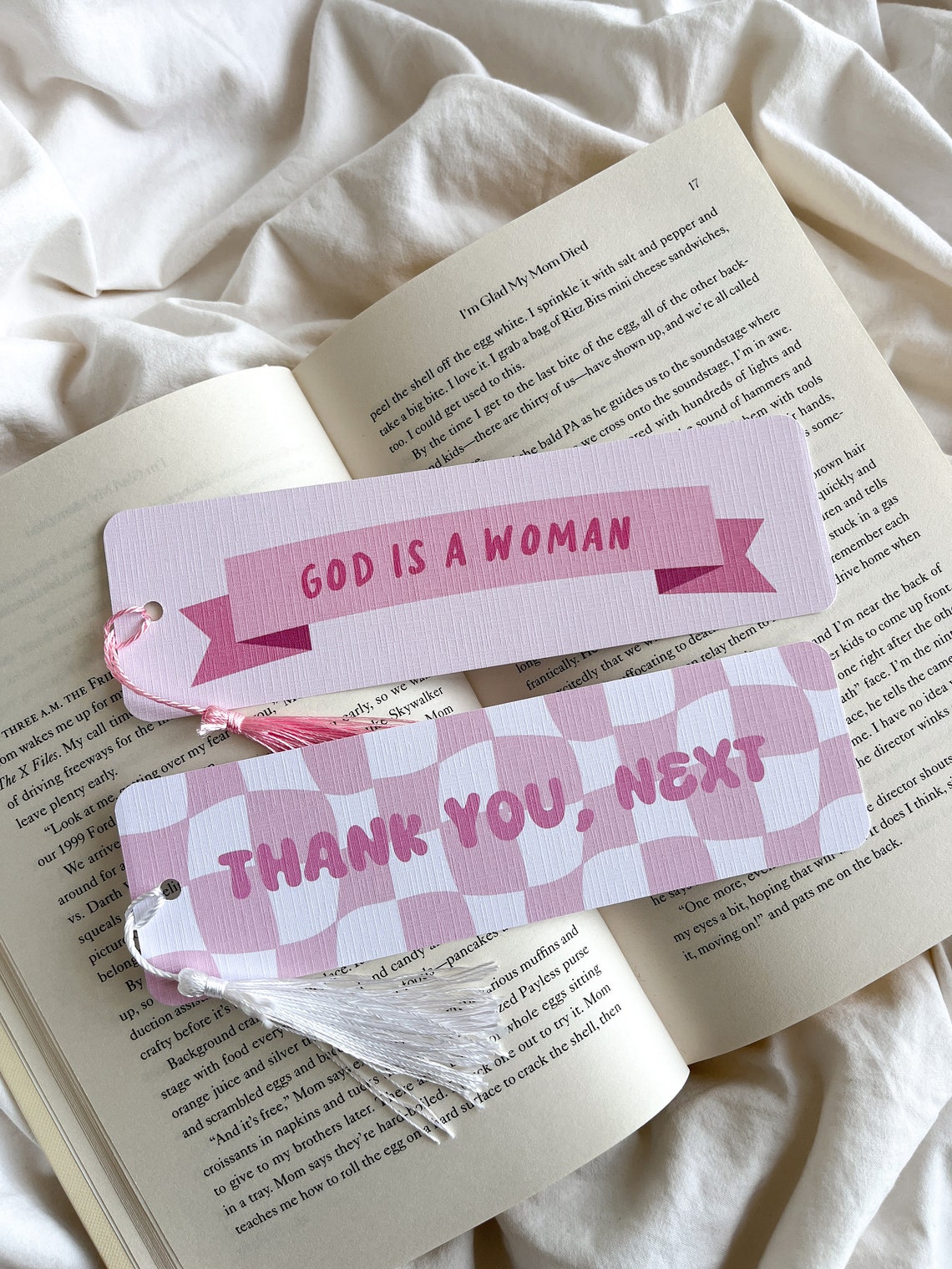 Feminist Bookmarks | God is A Women | Thank You Next | Book Lovers ...