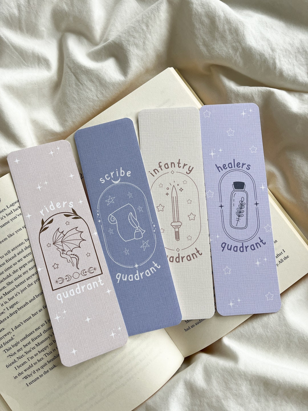 Fourth Wing Bookmark | Riders Quadrant Bookmark | Fantasy Bookmark ...
