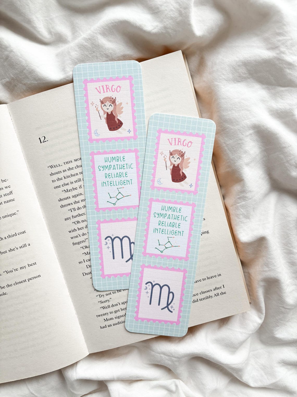 Virgo Star Sign Bookmark | Zodiac Star Sign Bookmark | Cute Star Sign ...