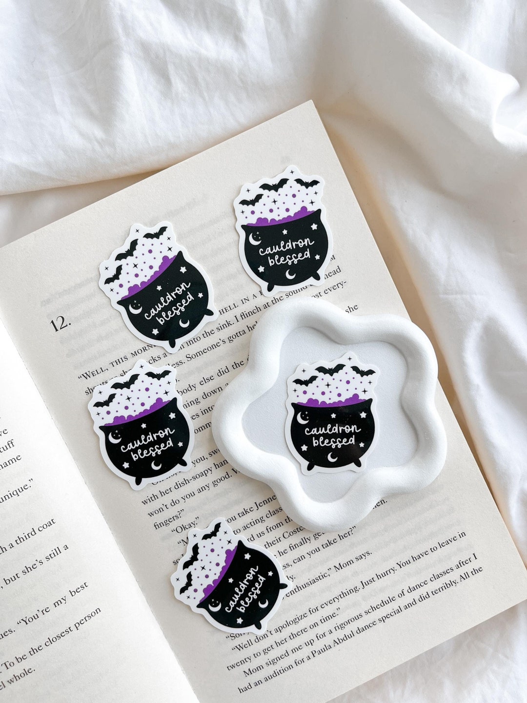 Cauldron Blessed Sticker | Romantasy Sticker | Bookish Sticker | Vinyl ...