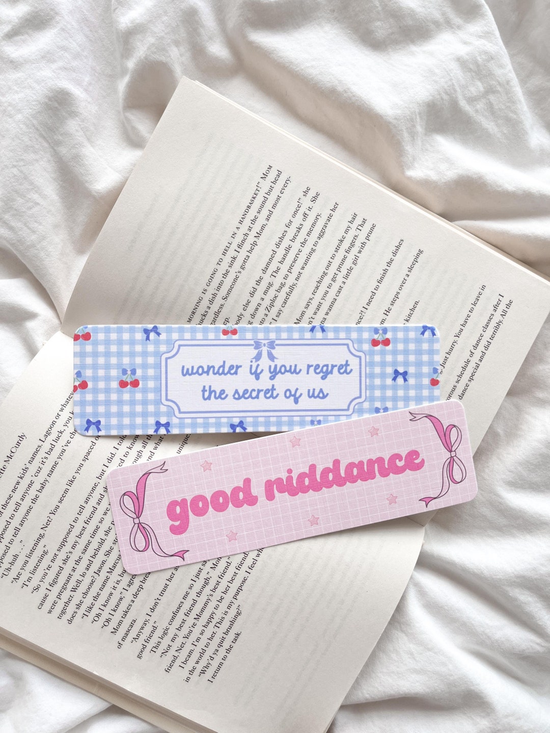 Secret of Us Bookmark | Good Riddance Bookmark | Pop Girly Bookmark ...