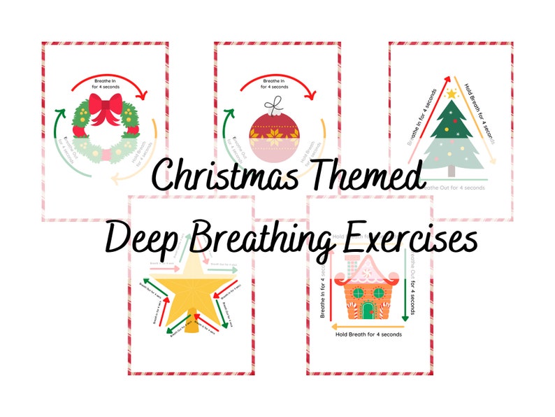 Christmas Deep Breathing Exercises for Kids Mindfulness Breathing ...