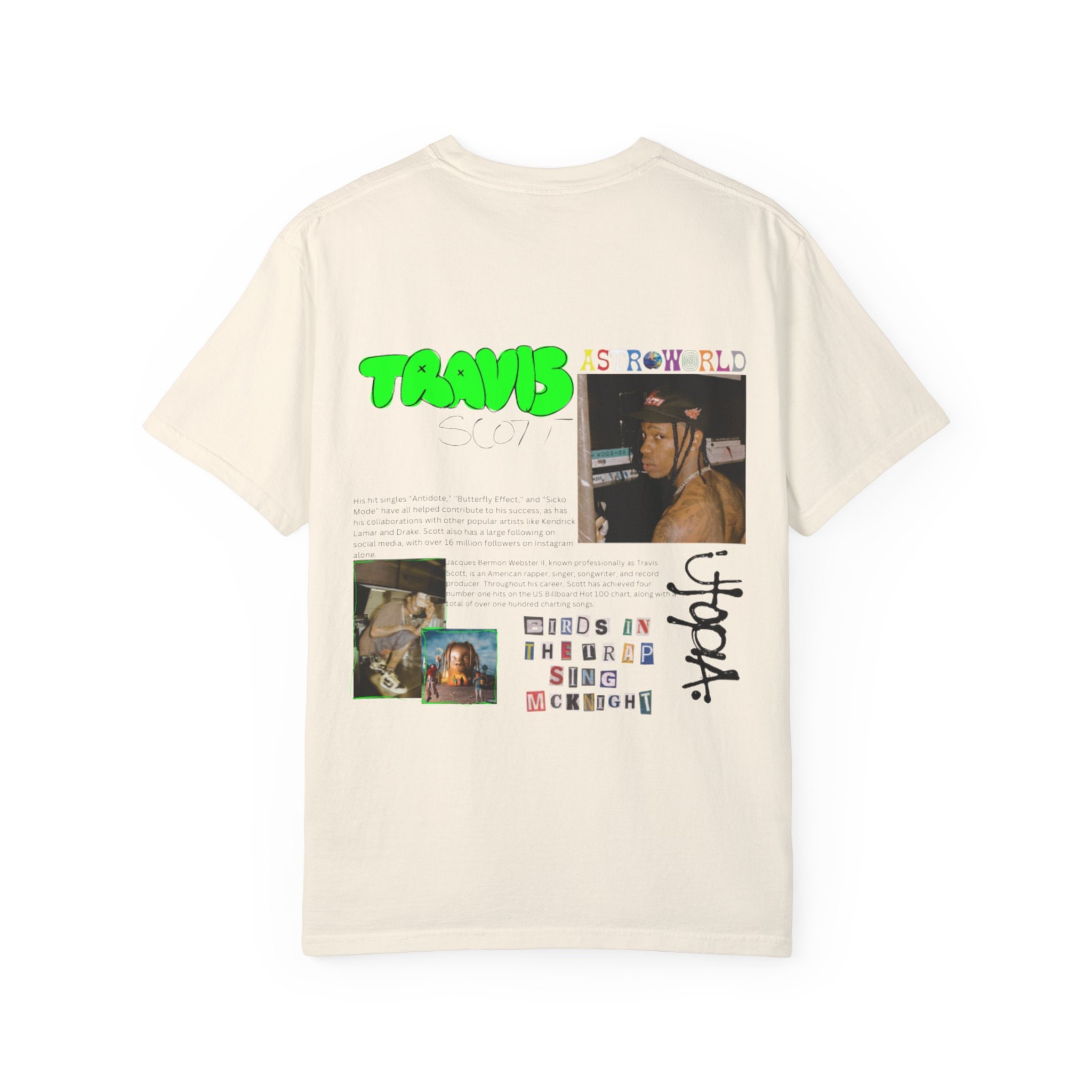 Travis Scott Graphic Tee - Etsy