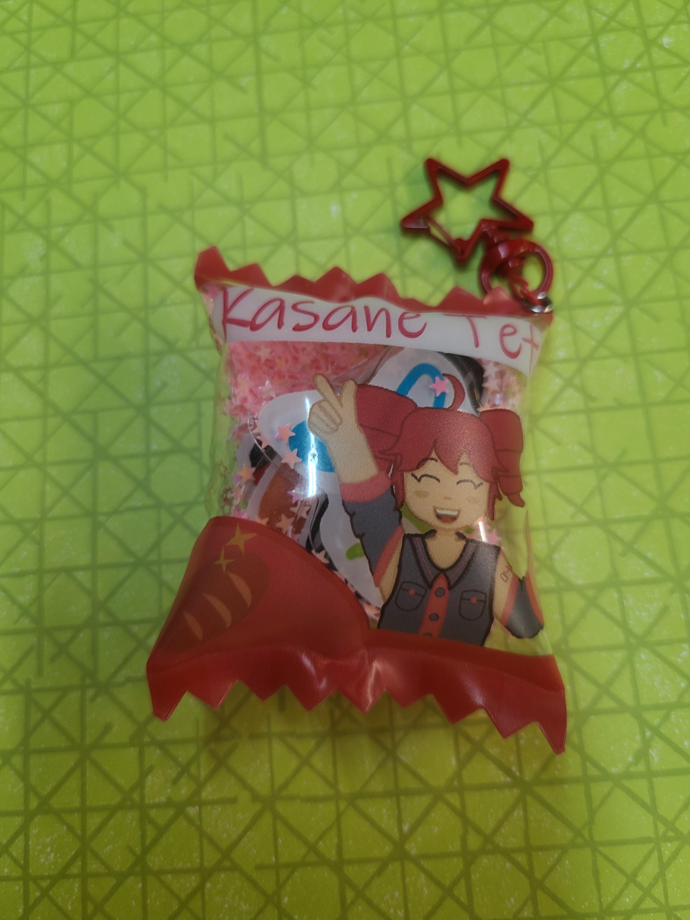 B Grade Kasane Teto Candy Bag Shaker Keychains - Etsy