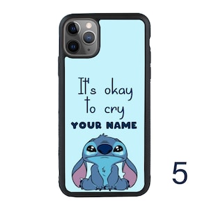 Personalised Stitch Phone Case for iPhone 11 12 13 14 15 16 iPhone XR X ...