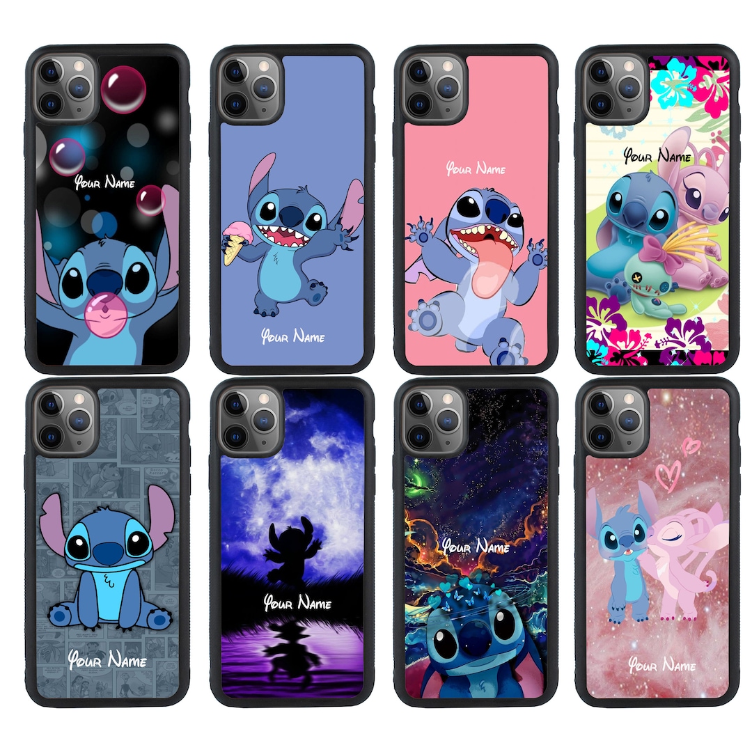 Personalised Stitch Phone Case for iPhone 11 12 13 14 15 iPhone XR X ...