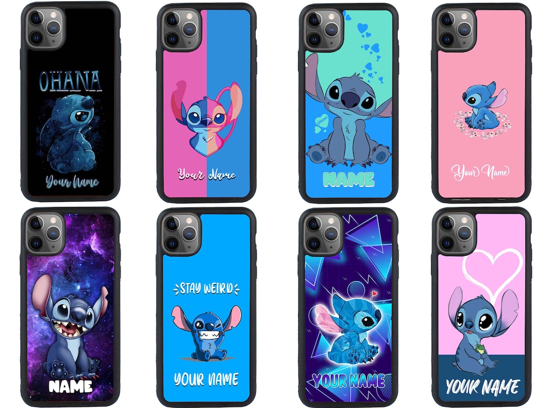 Personalised Stitch Phone Case for iPhone 11 12 13 14 15 iPhone XR Pro ...