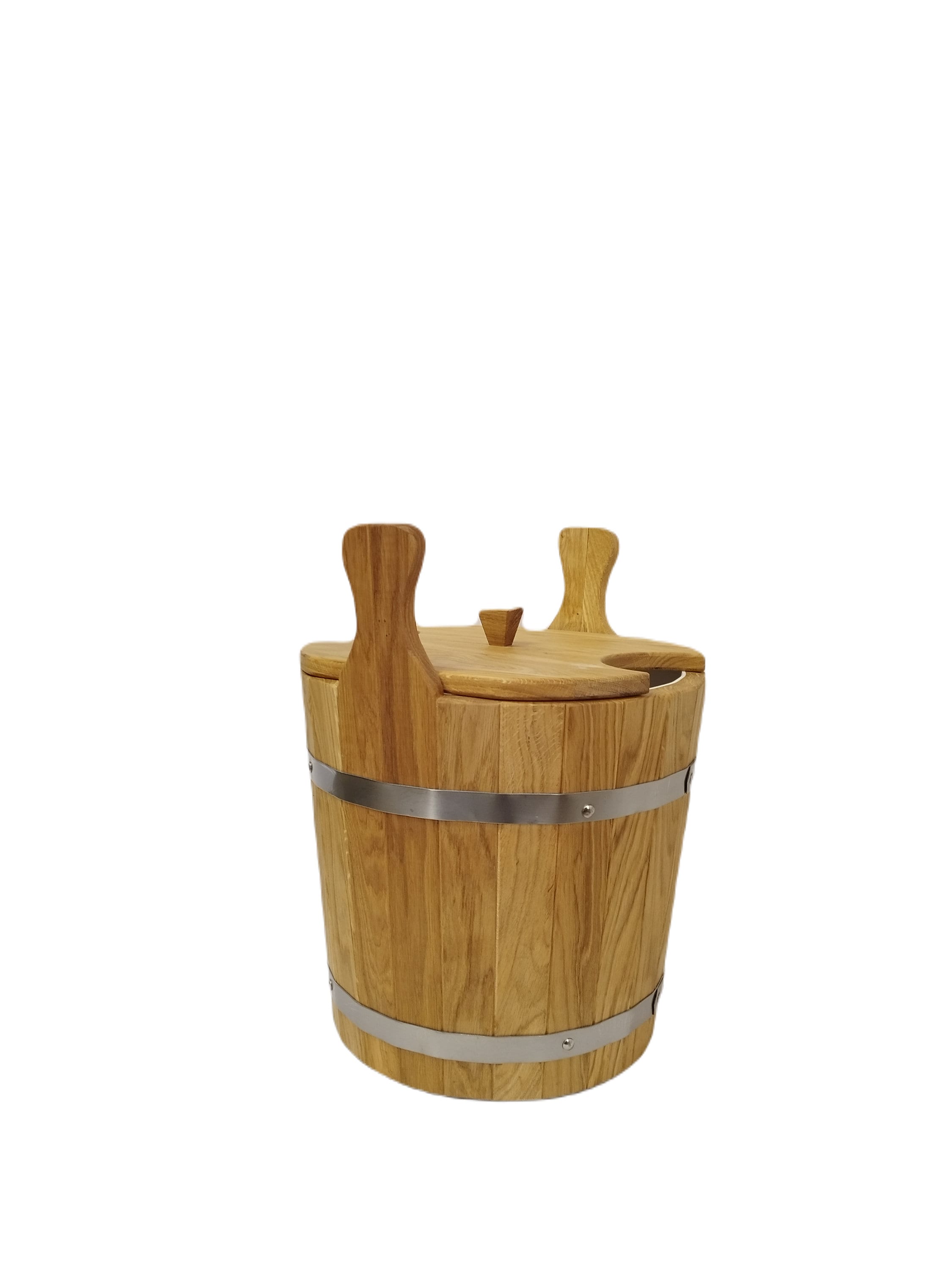 Sauna Bucket With Lid for Steaming Brooms 20l / Wooden Sauna Bucket ...