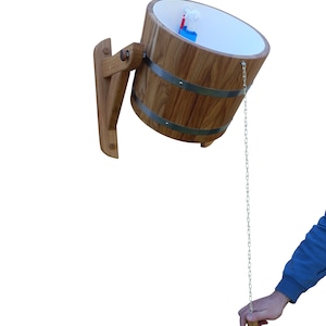 Sauna Waterfall 30l (oak) /sauna Bucket Shower 30l / Extreme Shower ...