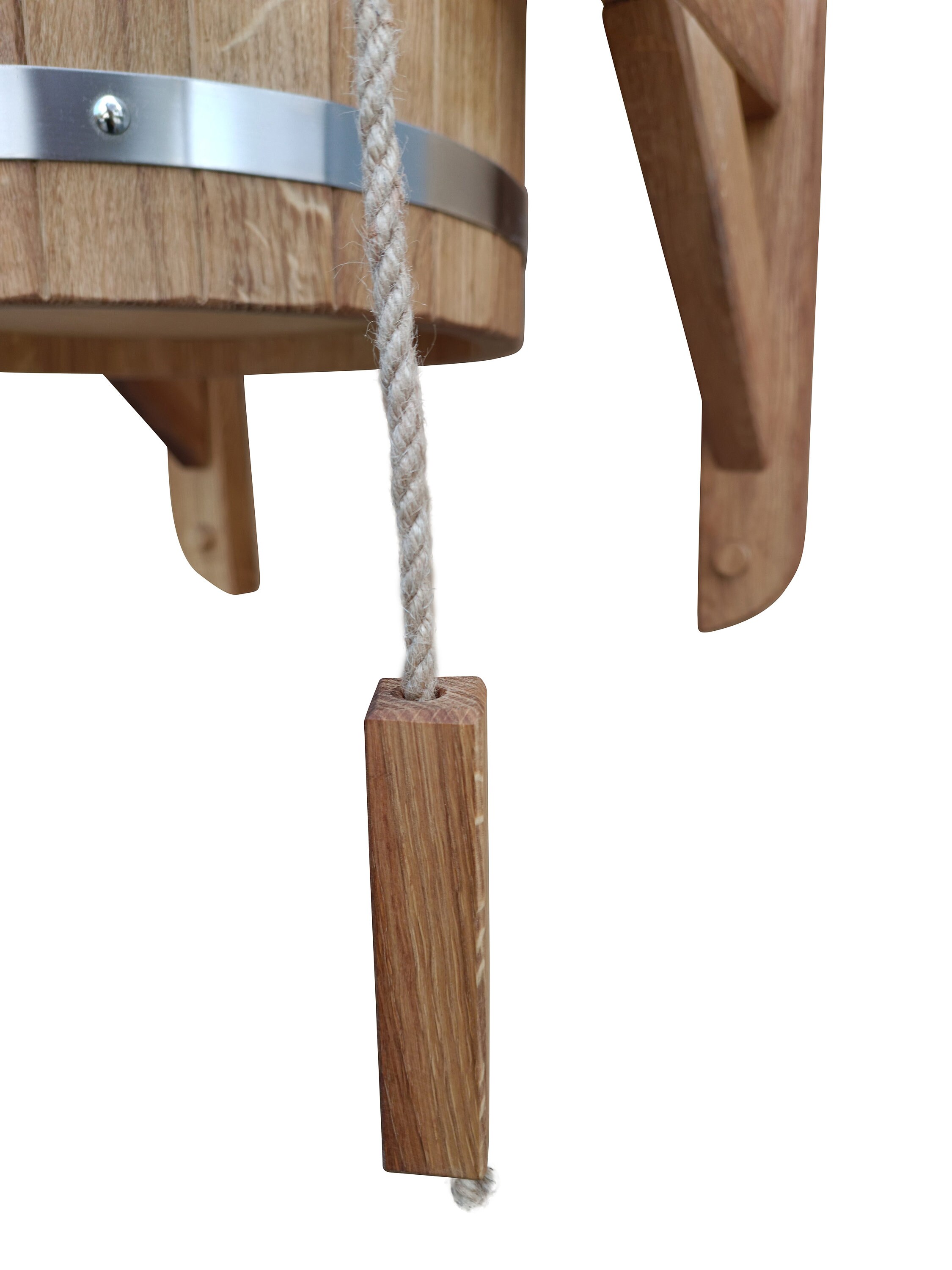 Sauna Cold Water Shower (oak) 12l With Rope Pull / Sauna Waterfall - Etsy
