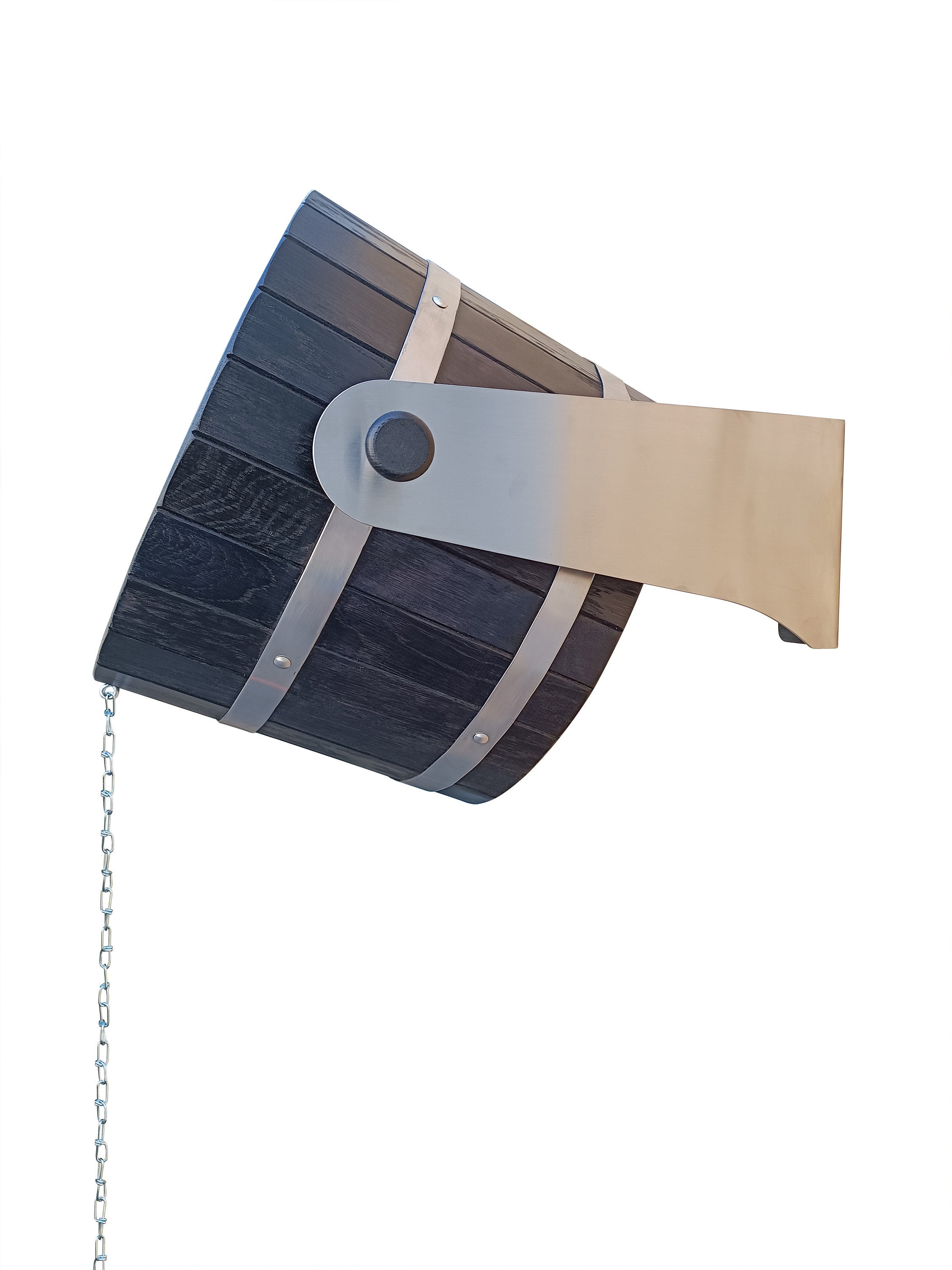 Black Oak Sauna Bucket Shower 20l / Black Sauna Cold Shower - Etsy