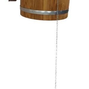 Sauna Bucket Shower 20l With Stainless Steel Holders / Sauna Waterfall ...