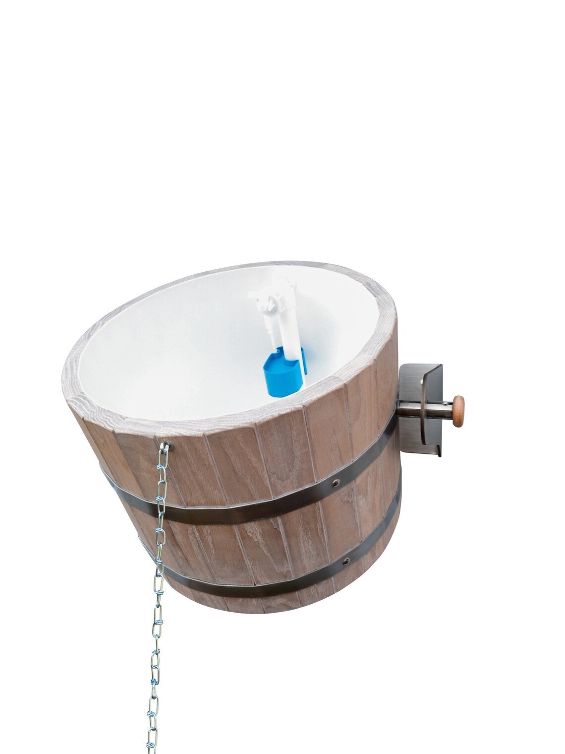 Whitewashed Oak Sauna Bucket Shower 12l / Cold Shower - Etsy