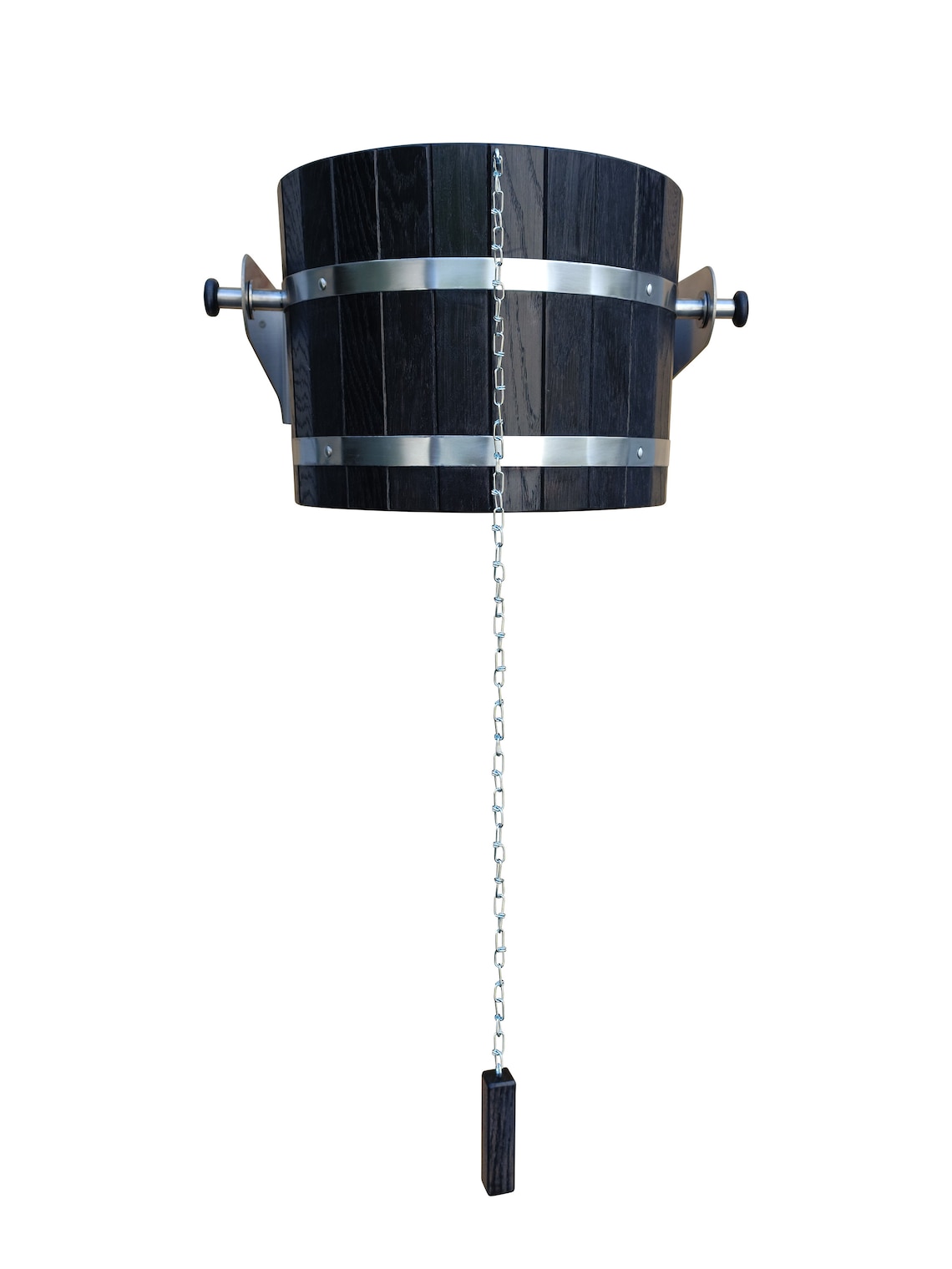 Black Oak Sauna Bucket Shower 20l / Black Sauna Cold Shower - Etsy