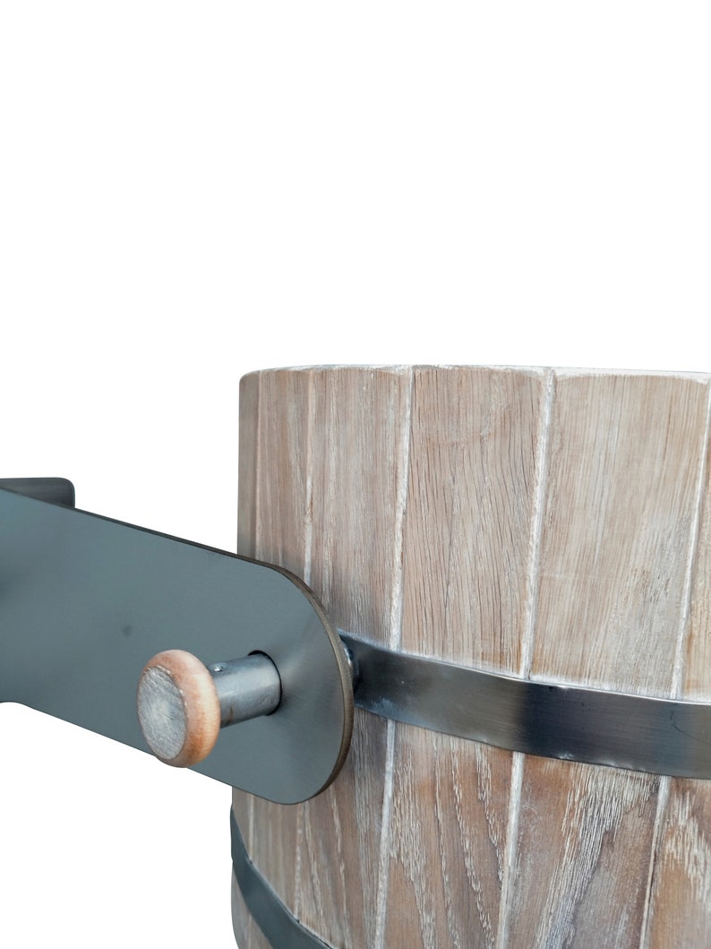 Whitewashed Oak Sauna Bucket Shower 12l / Cold Shower - Etsy