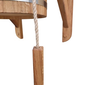 Sauna Waterfall 30l (oak) Rope Pull /sauna Bucket Shower 30l / Extreme ...