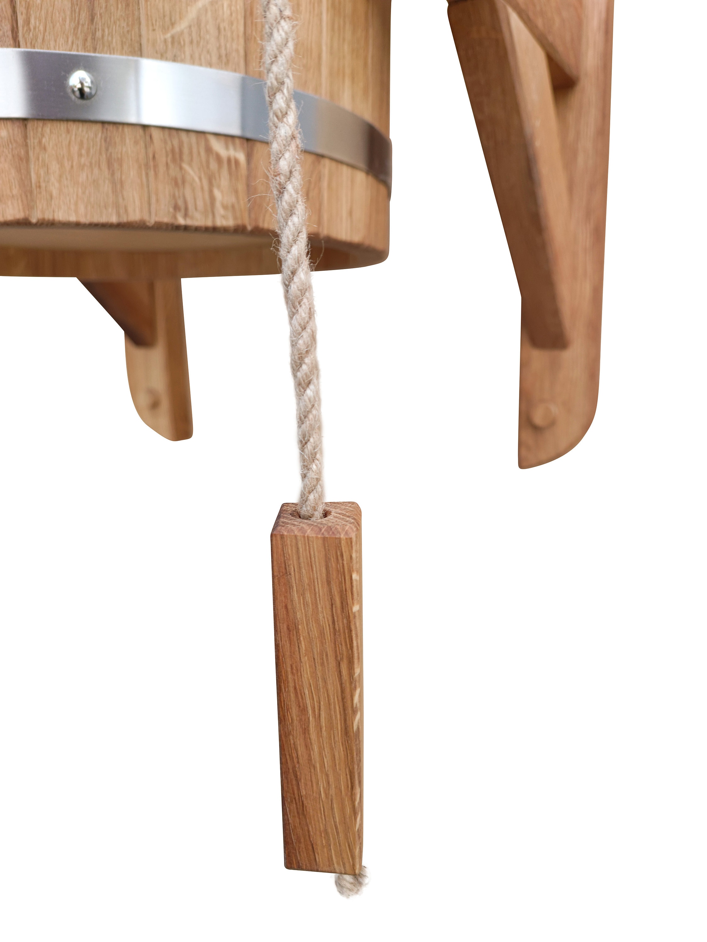 Sauna Waterfall 30l (oak) Rope Pull /sauna Bucket Shower 30l / Extreme ...