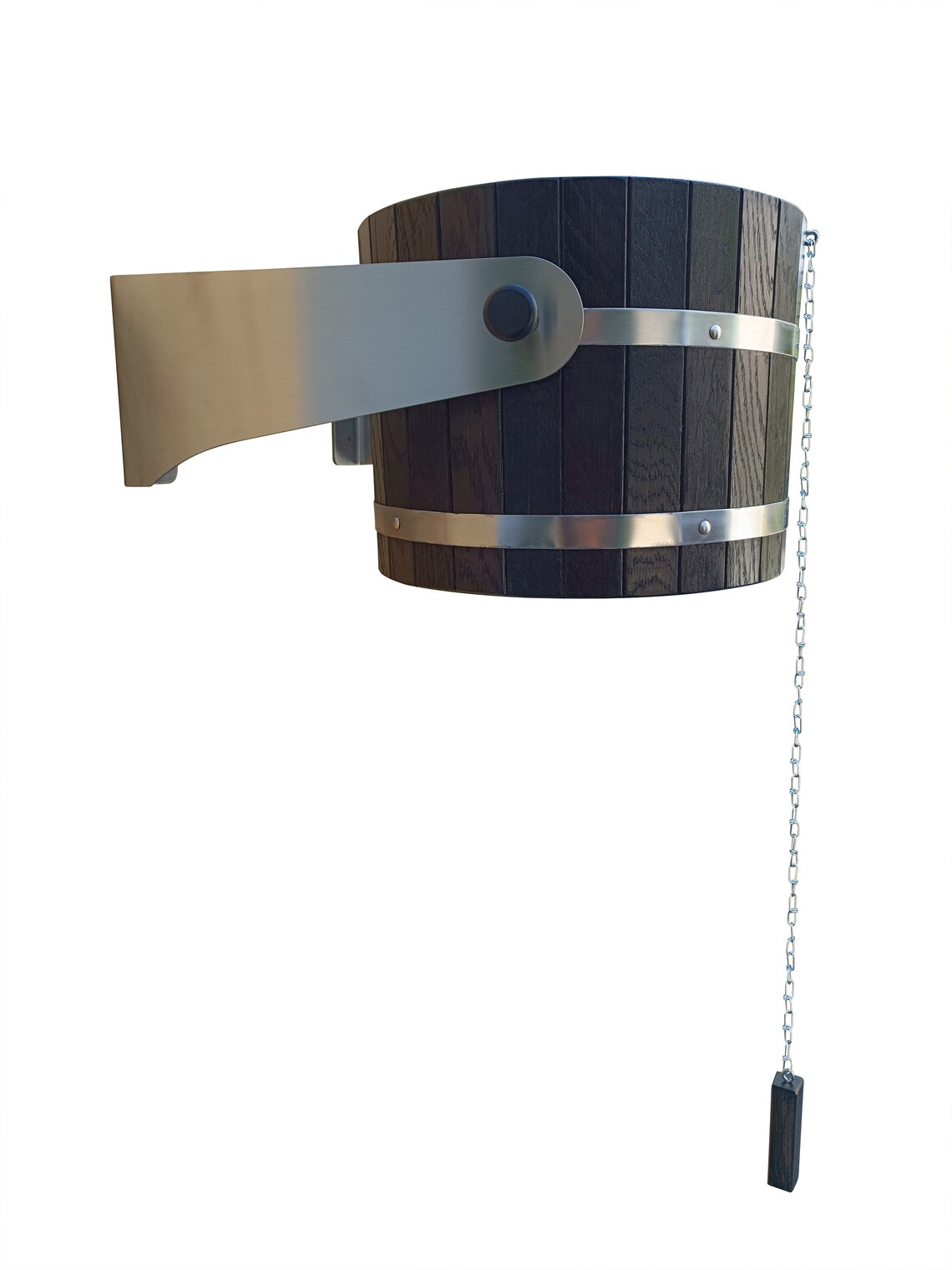 Black Oak Sauna Bucket Shower 20l / Black Sauna Cold Shower - Etsy