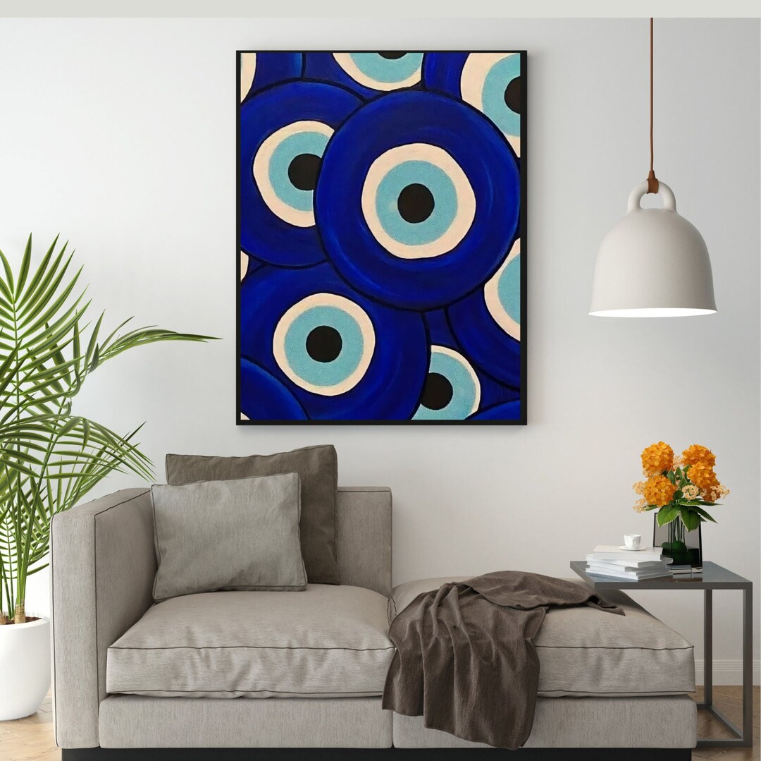 Buy Evil Eye Poster, Aesthetic Evil Eye Poster, Wallpaper, Printable ...
