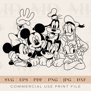 Mickey Svg - Etsy
