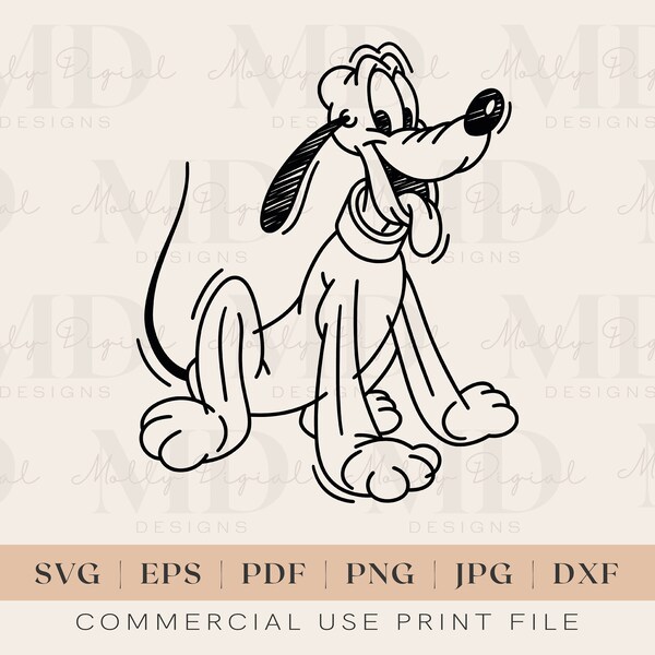 Pluto Svg - Etsy