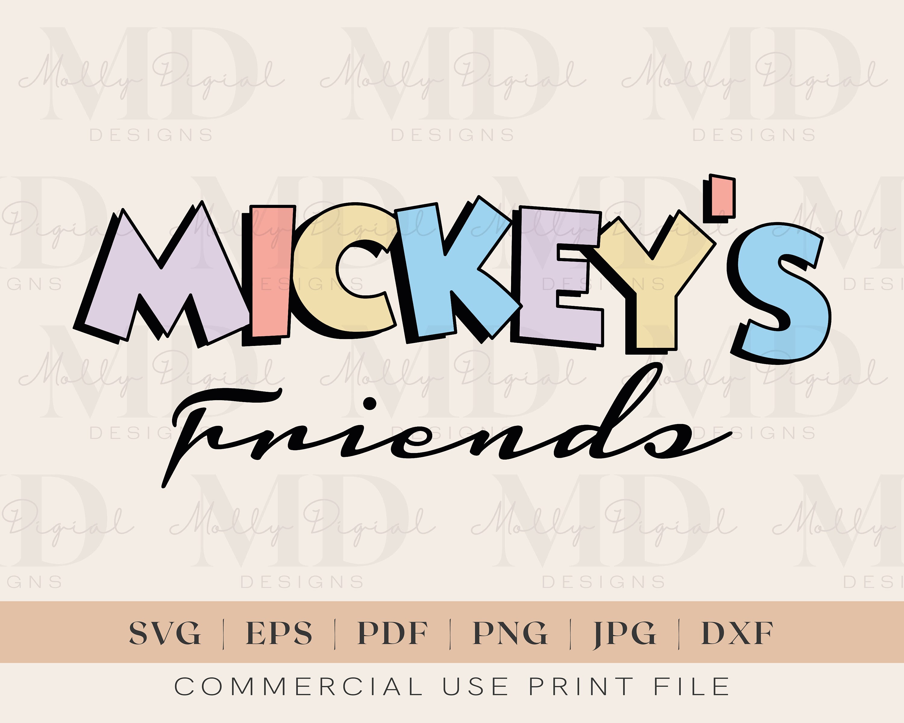 Mickey And Friends Logo