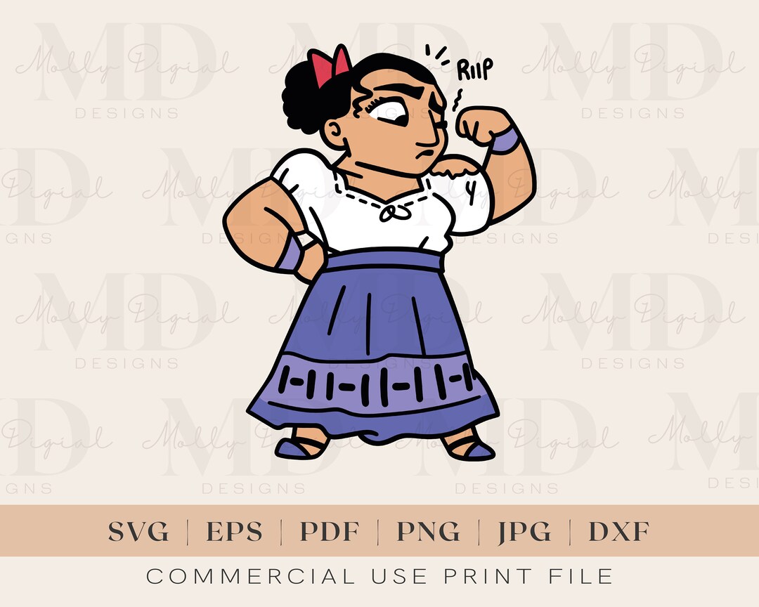 Luisa SVG Encanto SVG Encanto Clipart Svg Sublimation Family Trip Svg ...