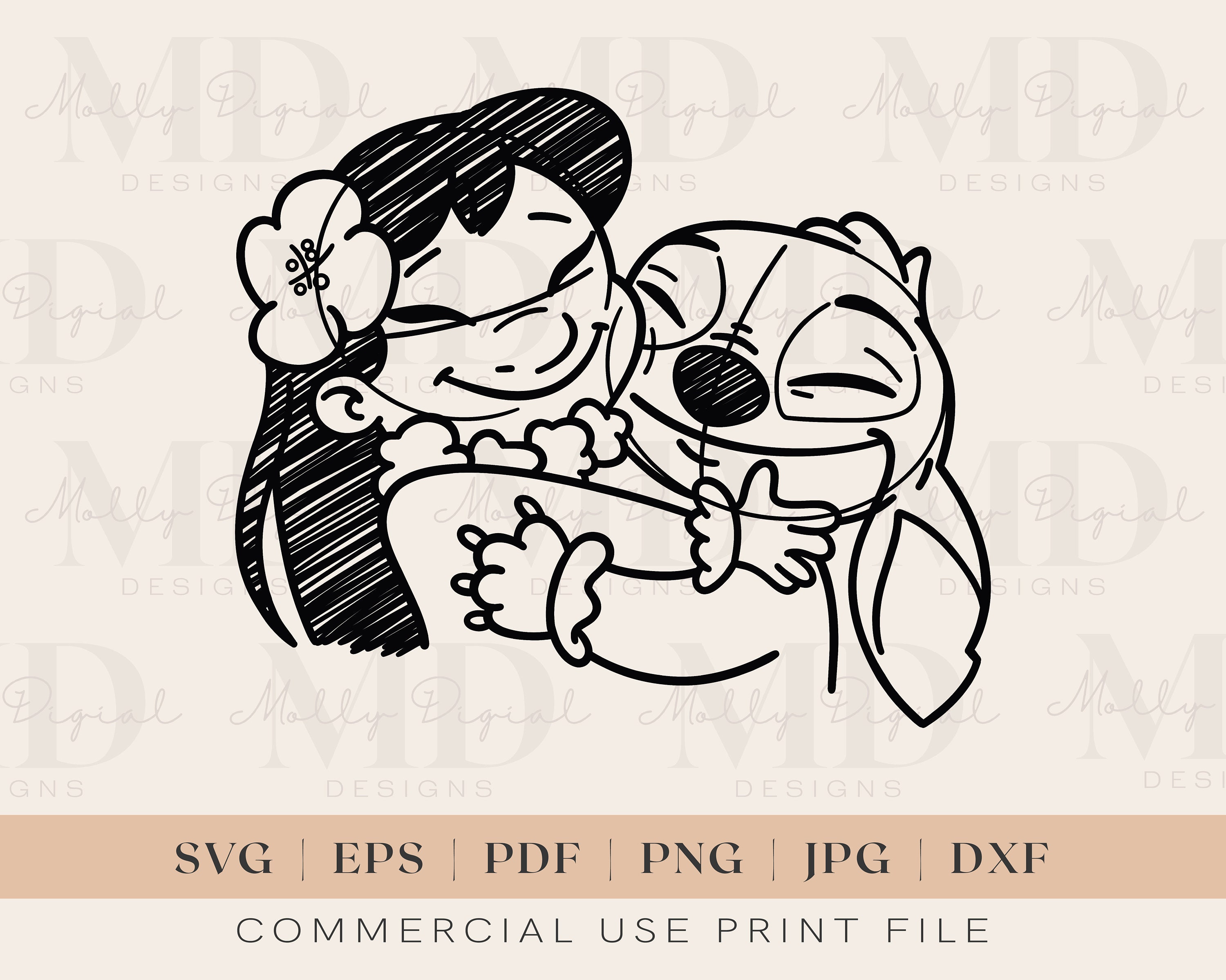 Stitch Sketch SVG Stitch Outline Svg Lilo and Stitch PNG - Etsy Australia