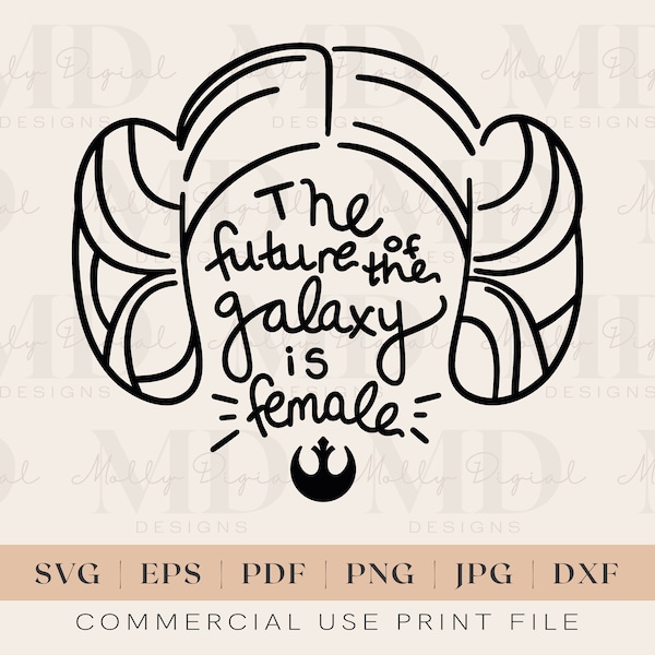 Princess Leia Svg - Etsy