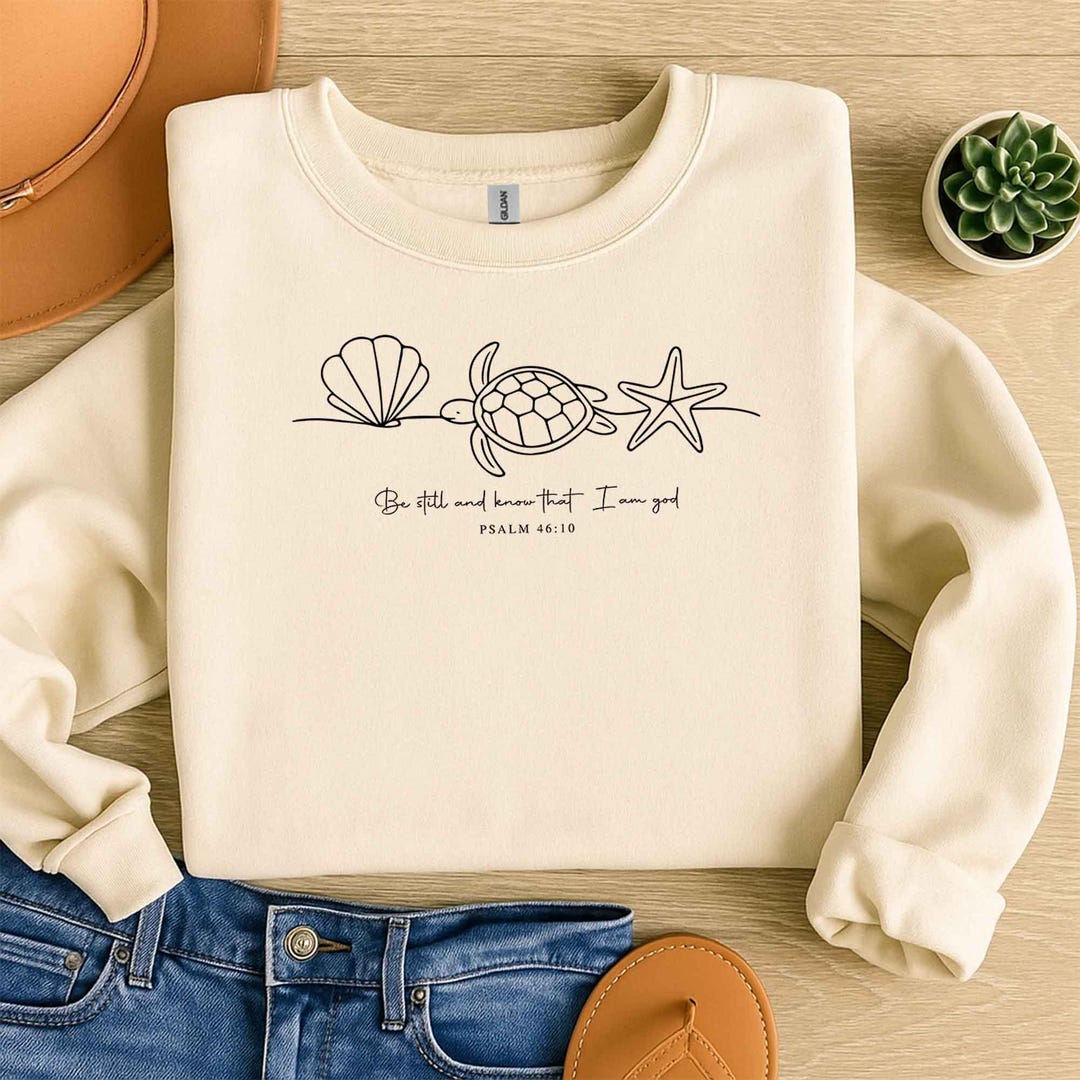 Christian Ocean Shirt Design PNG: Bible Verse Clipart (digital Download ...