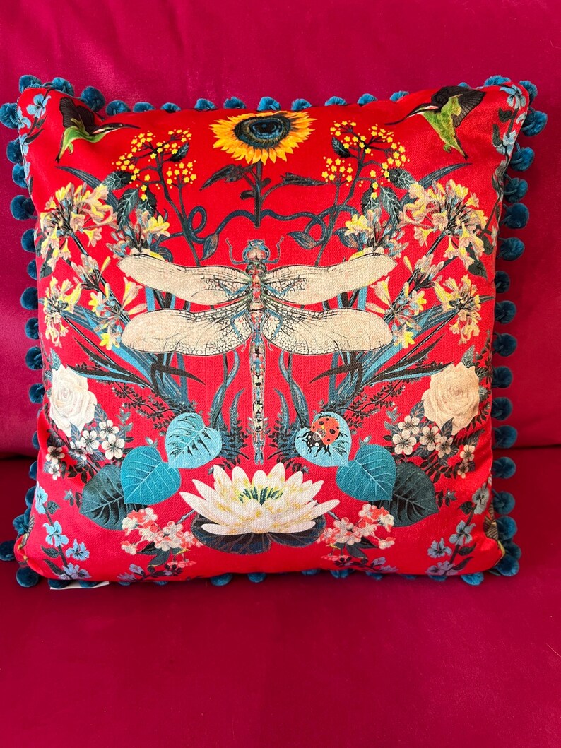 Becca Who Exclusive Luxury Velvet Sofa Cushions, Garden Treasures in ...