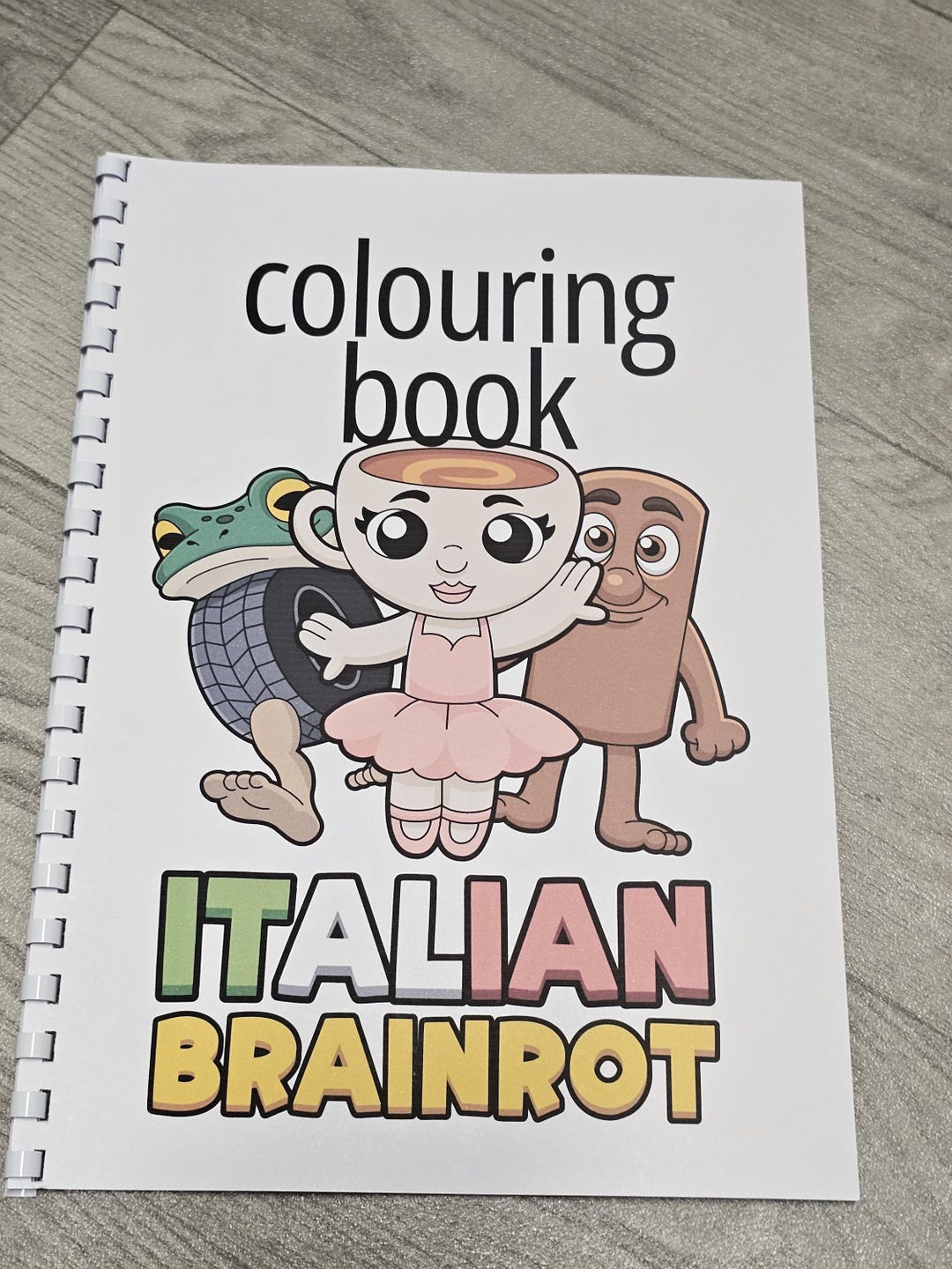 Italian Brain Rot Inspired Handmade Colouring Book - Etsy