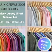 Color Chart - Etsy