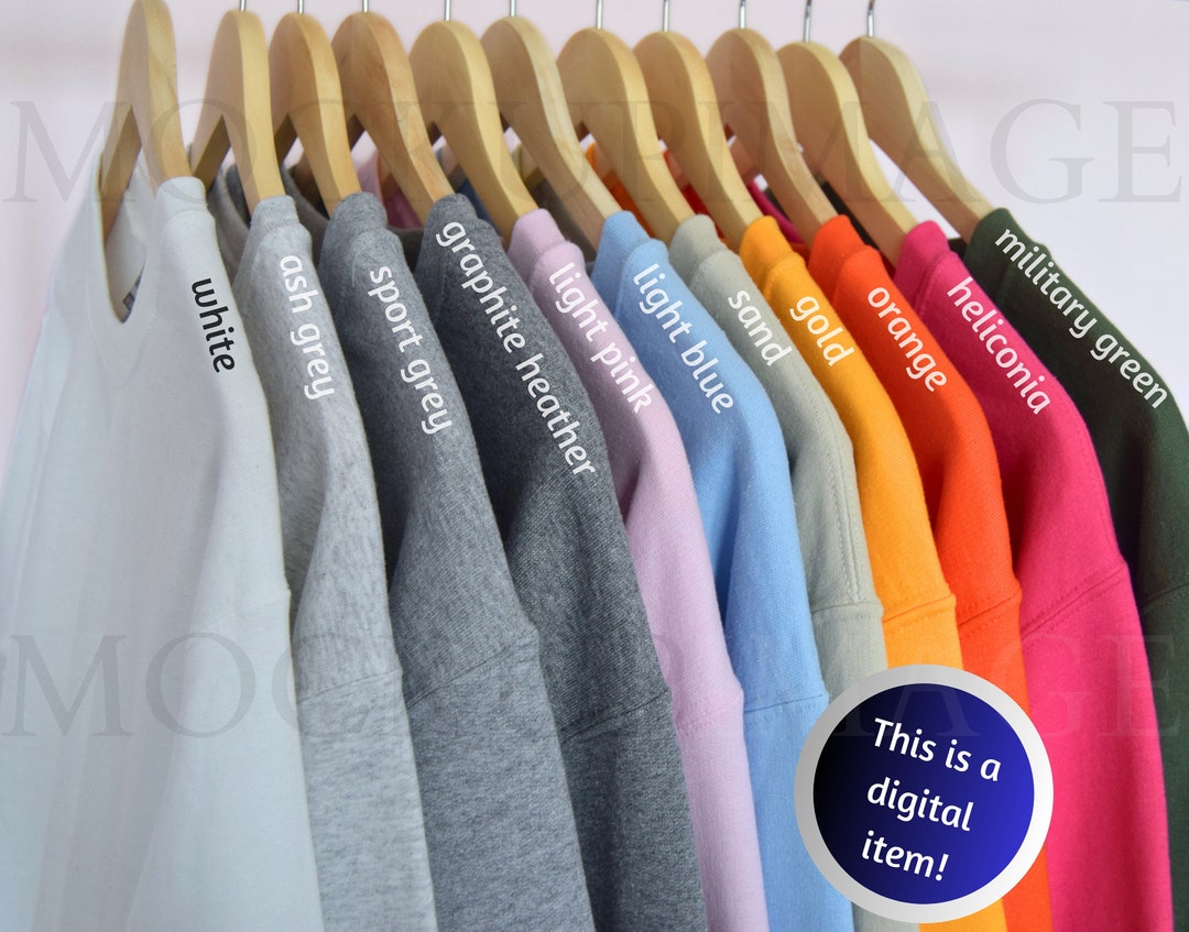 Gildan 18000 Color Chart, Crewneck Unisex Heavy Blend Color Chart ...