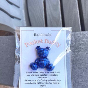 Pocket Buddy, Pocket Bear, Pocket Hug, Bear Gift, Anxiety Reliever ...