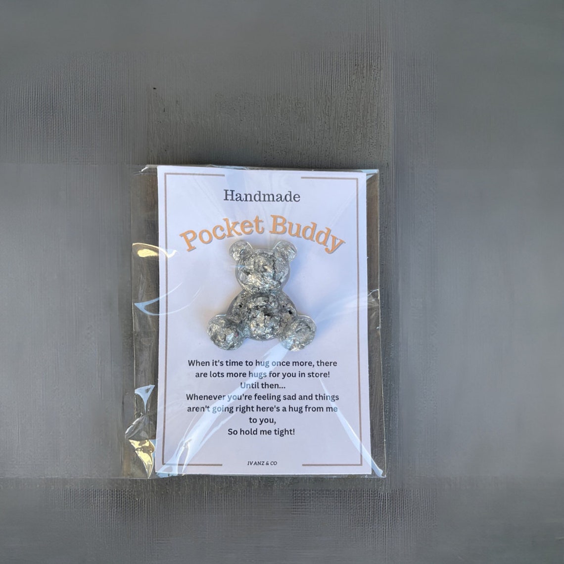 Pocket Buddy, Pocket Bear, Pocket Hug, Bear Gift, Anxiety Reliever, Stress Reliever, Child ...