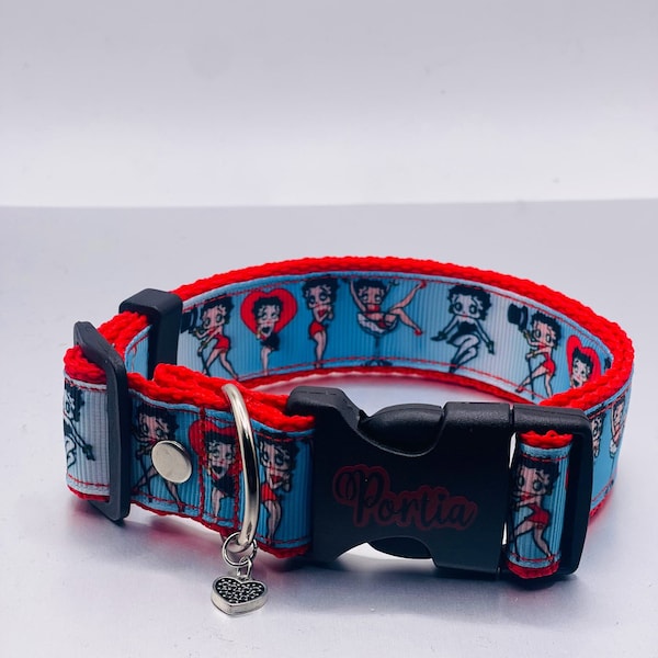 Betty Boop Dog Collar - Etsy