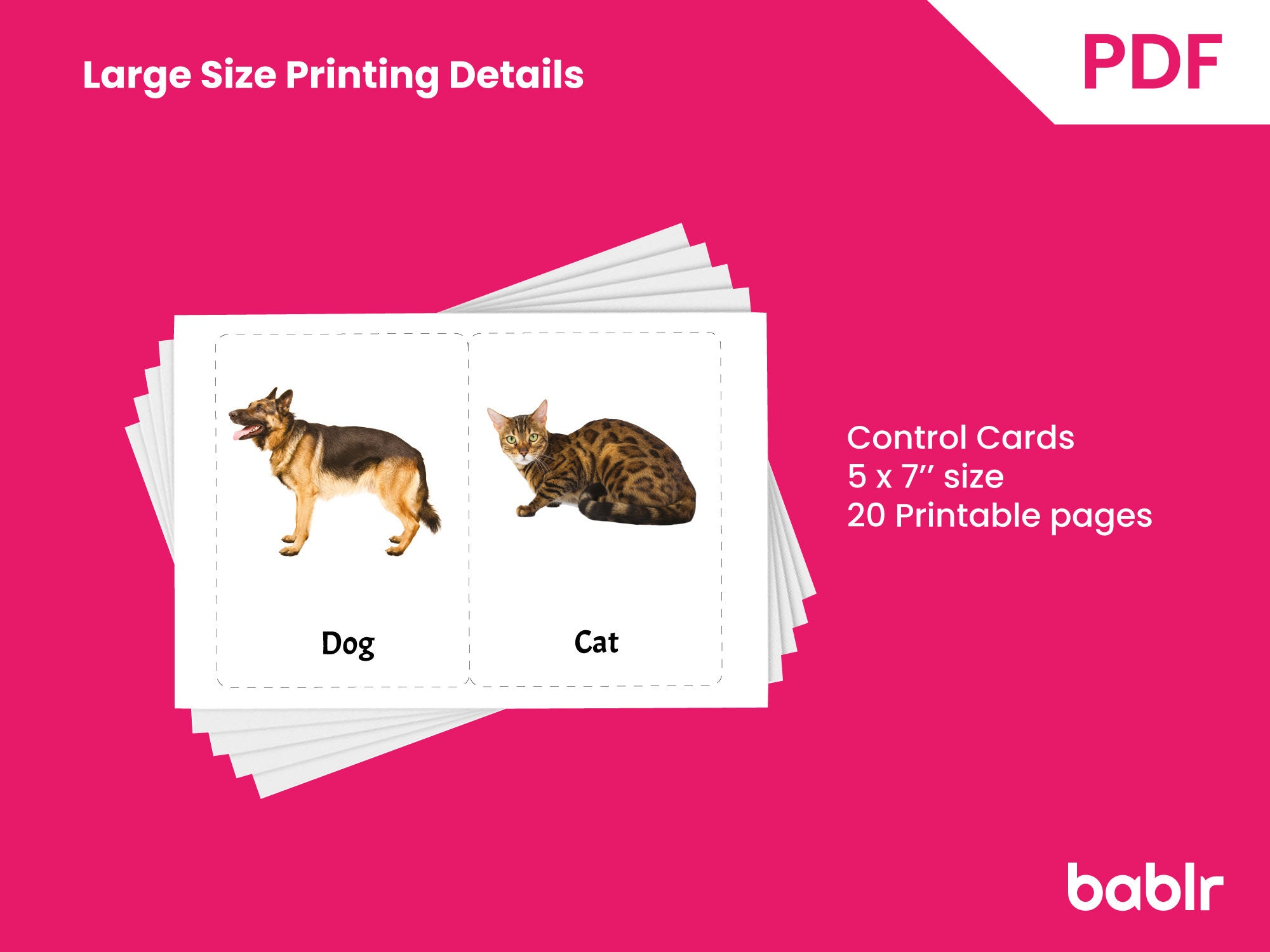 Editable Montessori Cards • PDF Printable Toddler Flashcards • 3- Part ...