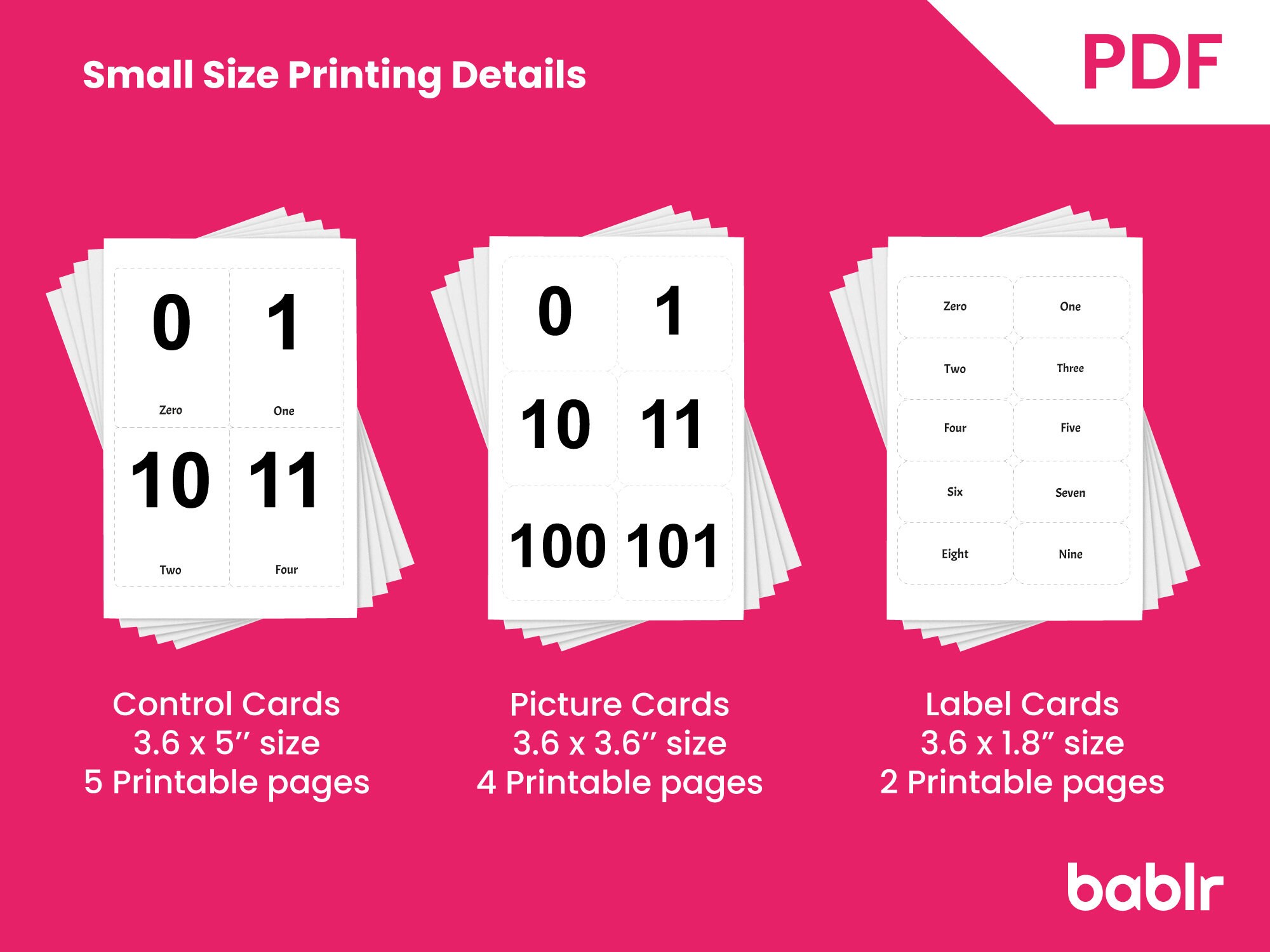 Binary Numbers • Editable Montessori Cards • PDF Printable Toddler ...