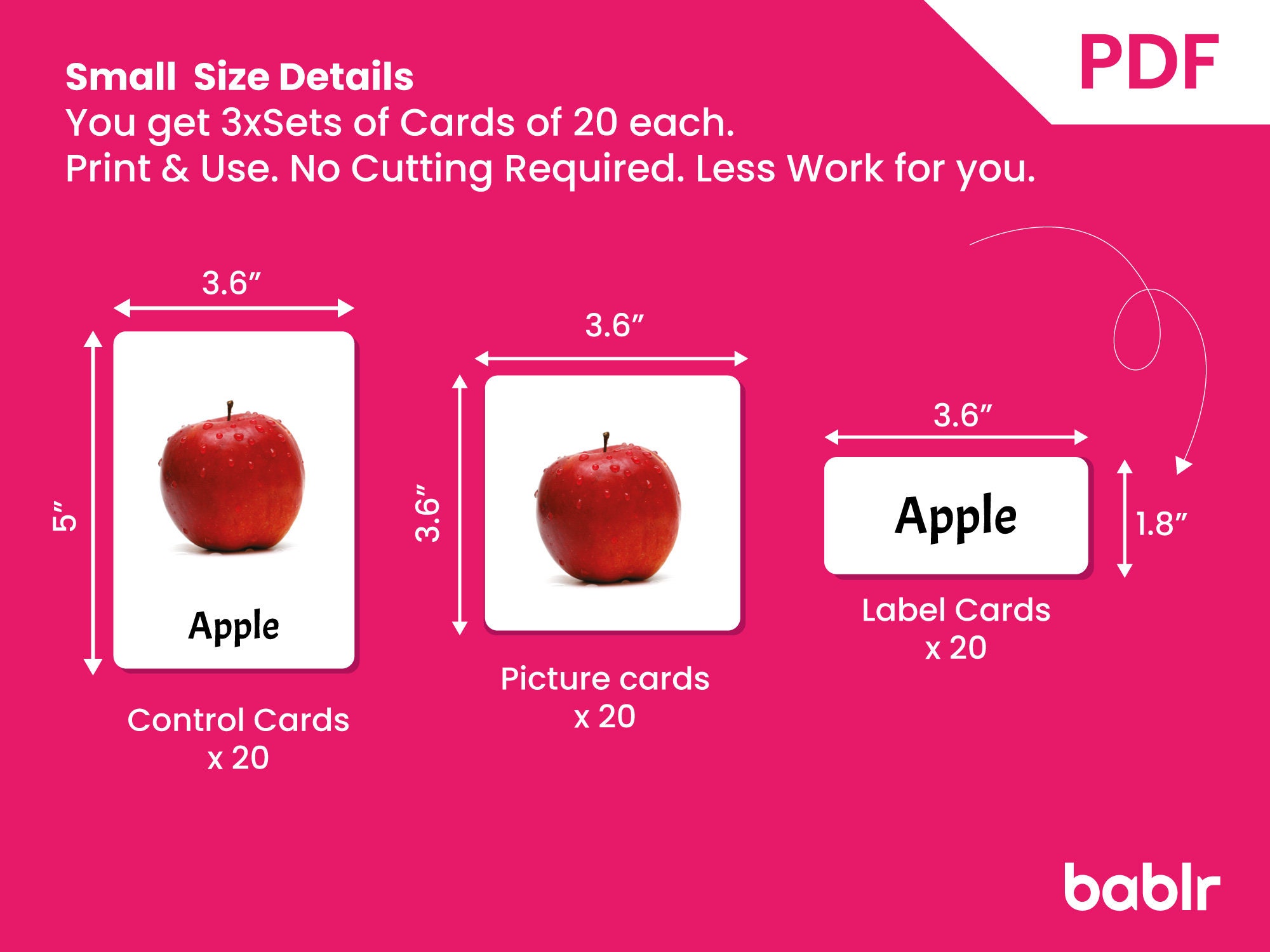 Fruits real Pictures Editable Montessori Cards PDF Printable Toddler ...