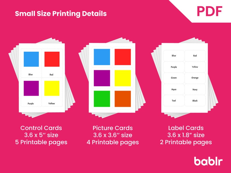 Colours • Editable Montessori Cards • PDF Printable Toddler Flashcards ...