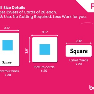 2D Shapes • Editable Montessori Cards • PDF Printable Toddler ...