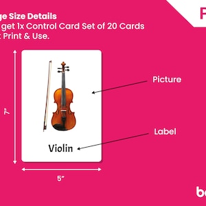 Musical Instruments • Editable Montessori Cards • PDF Printable Toddler ...