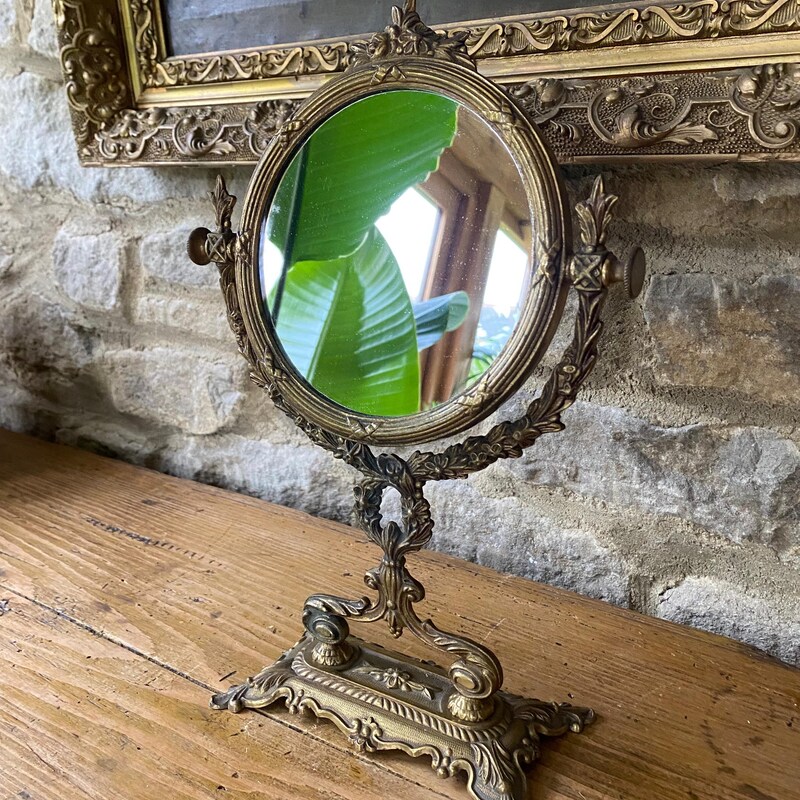 Vintage Vanity Mirror - Etsy
