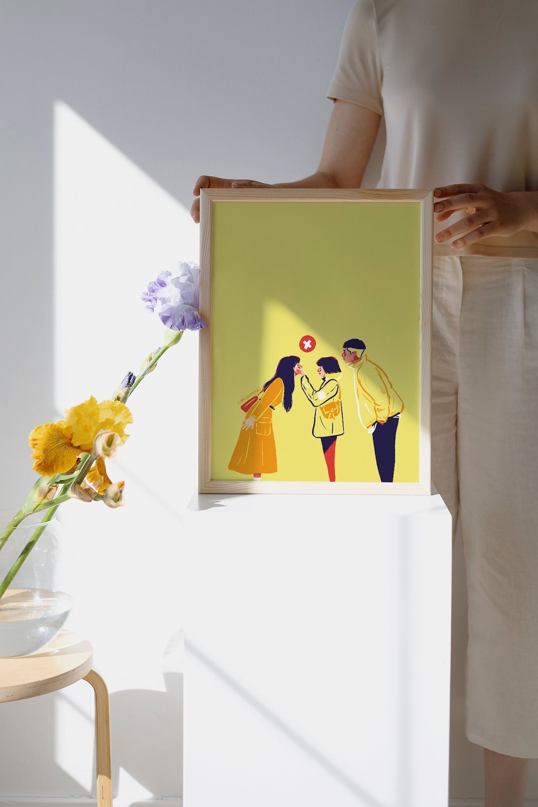 K-drama Digital Print, Itaewon Class, Art Poster, Park Seo Joon ...