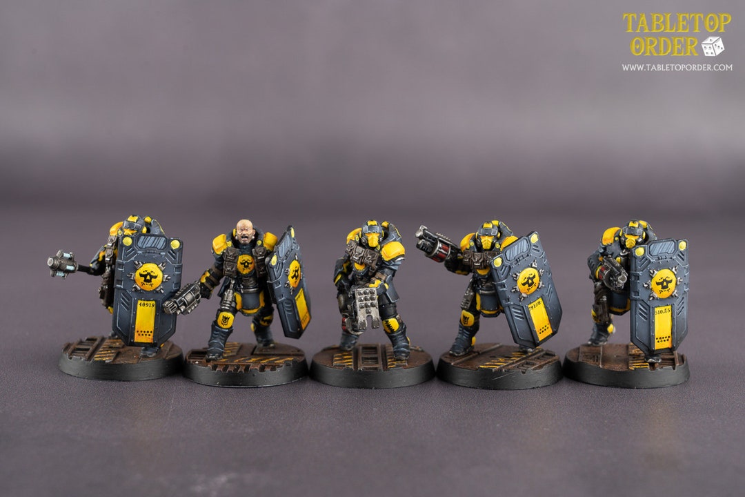 Necromunda Commission Painting Palanite Subjugator Patrol PAINTED Level ...