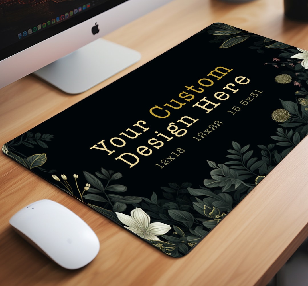 Custom Desk Mat Personalized Deskmat Custom Mouse Pad Personalized Gift ...
