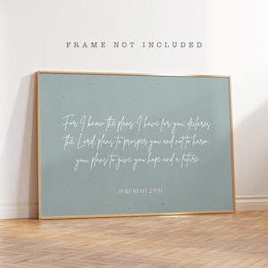 Personalized Bible Verse Art Print for Custom Gifts and Wall Decor ...