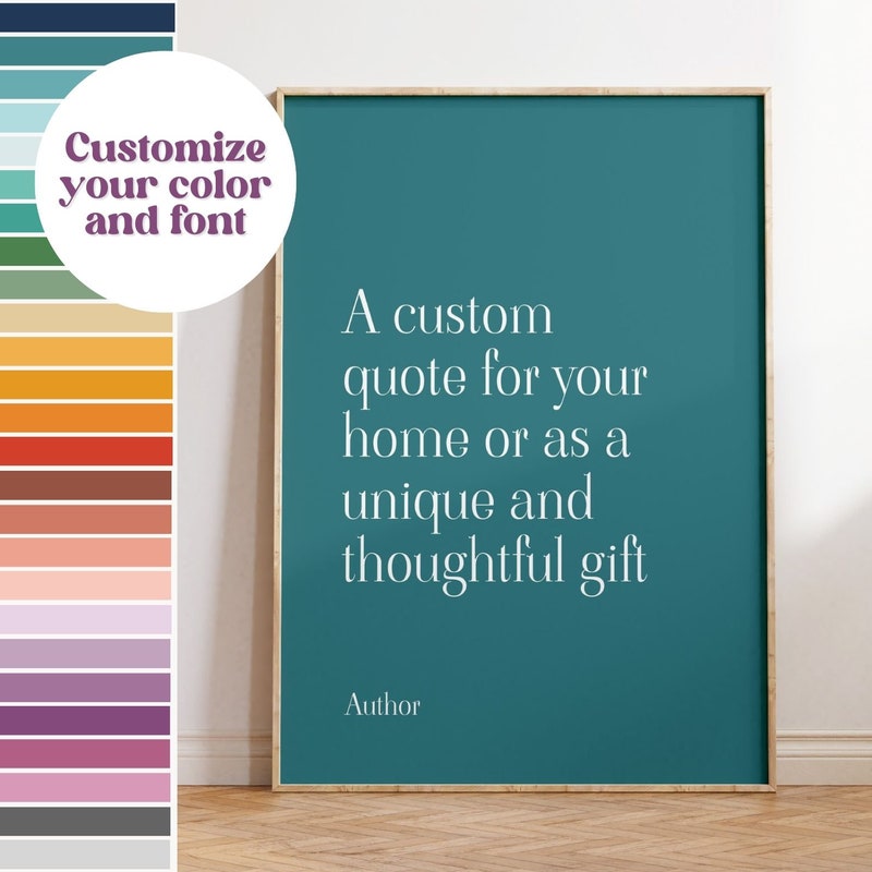 Quote Wall Art - Etsy